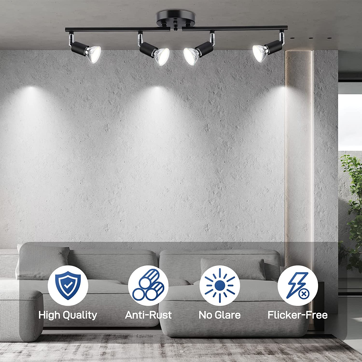 Rotatable Kitchen Ceiling Spotlights Bar | bar ceiling spotlights