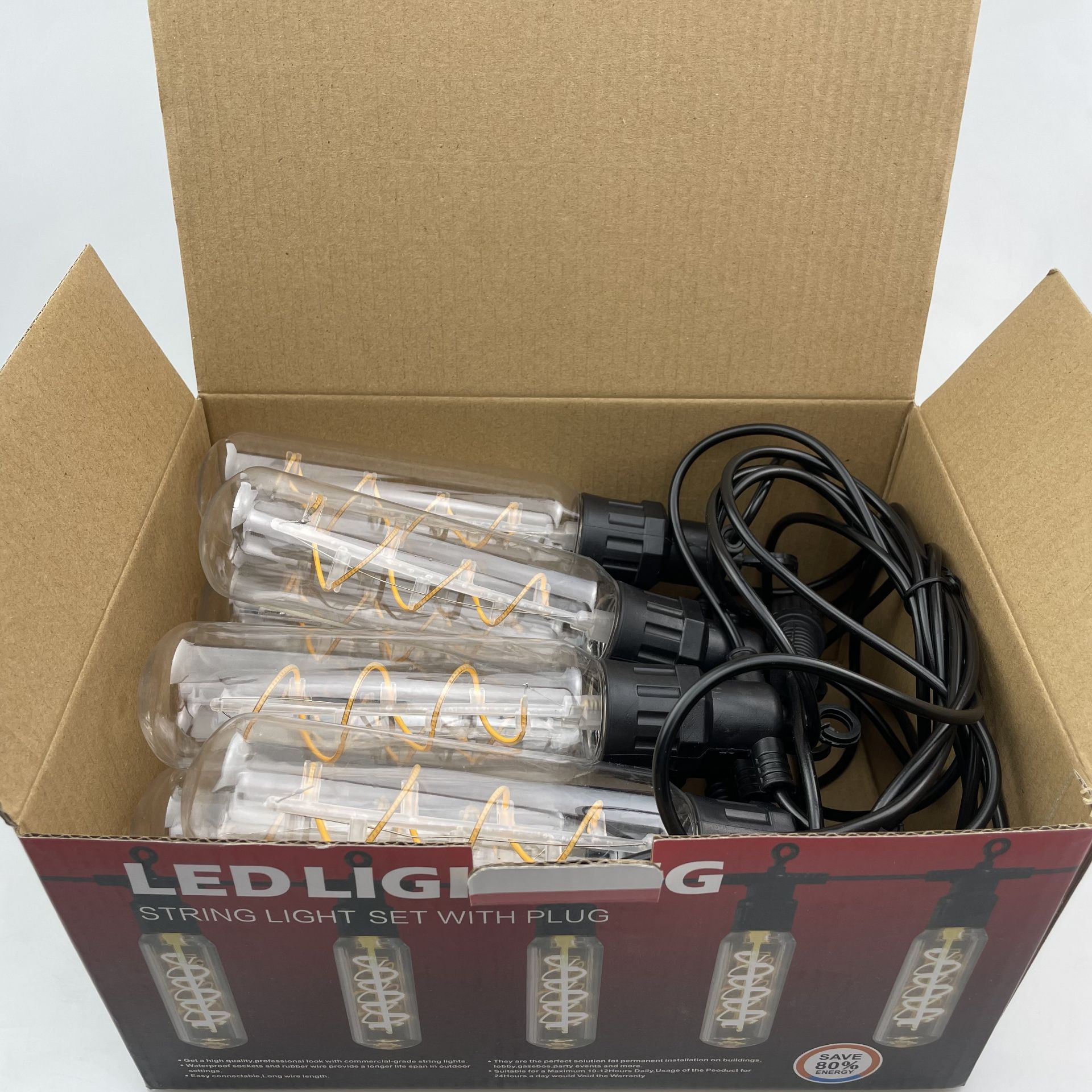 String Of Festoon Lights 5M | Outdoor Patio Festoon String Lights