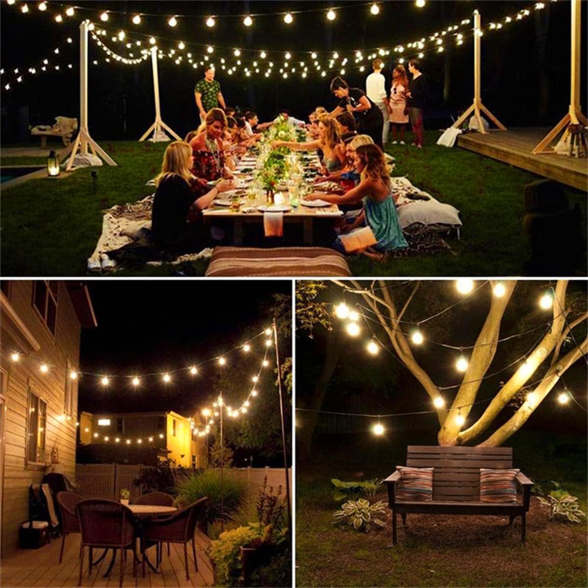 LED Ball Solar Party Fairy Outdoor String Lights