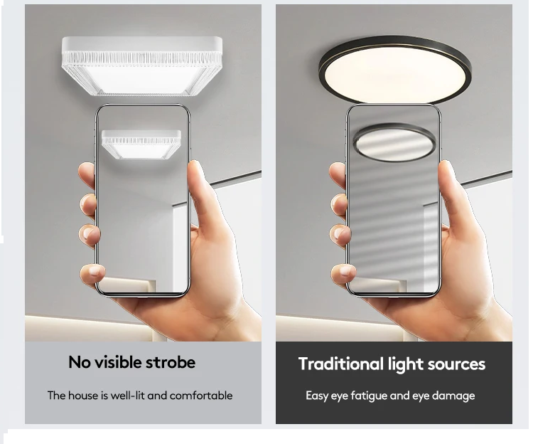 36W LED Ceiling Light: Natural White Square Indoor Ceiling Lamp