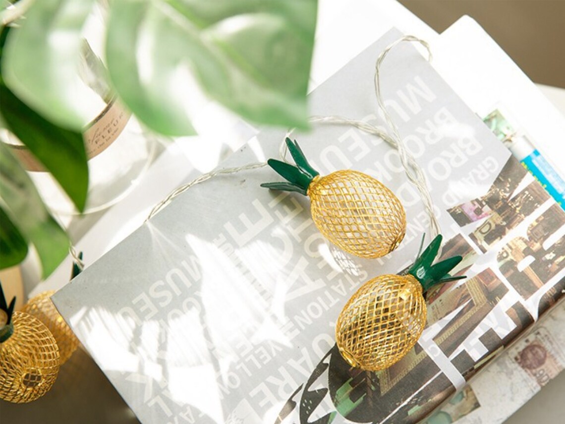 LED Pineapple Fairy String Lights Waterproof - Curtain Lights