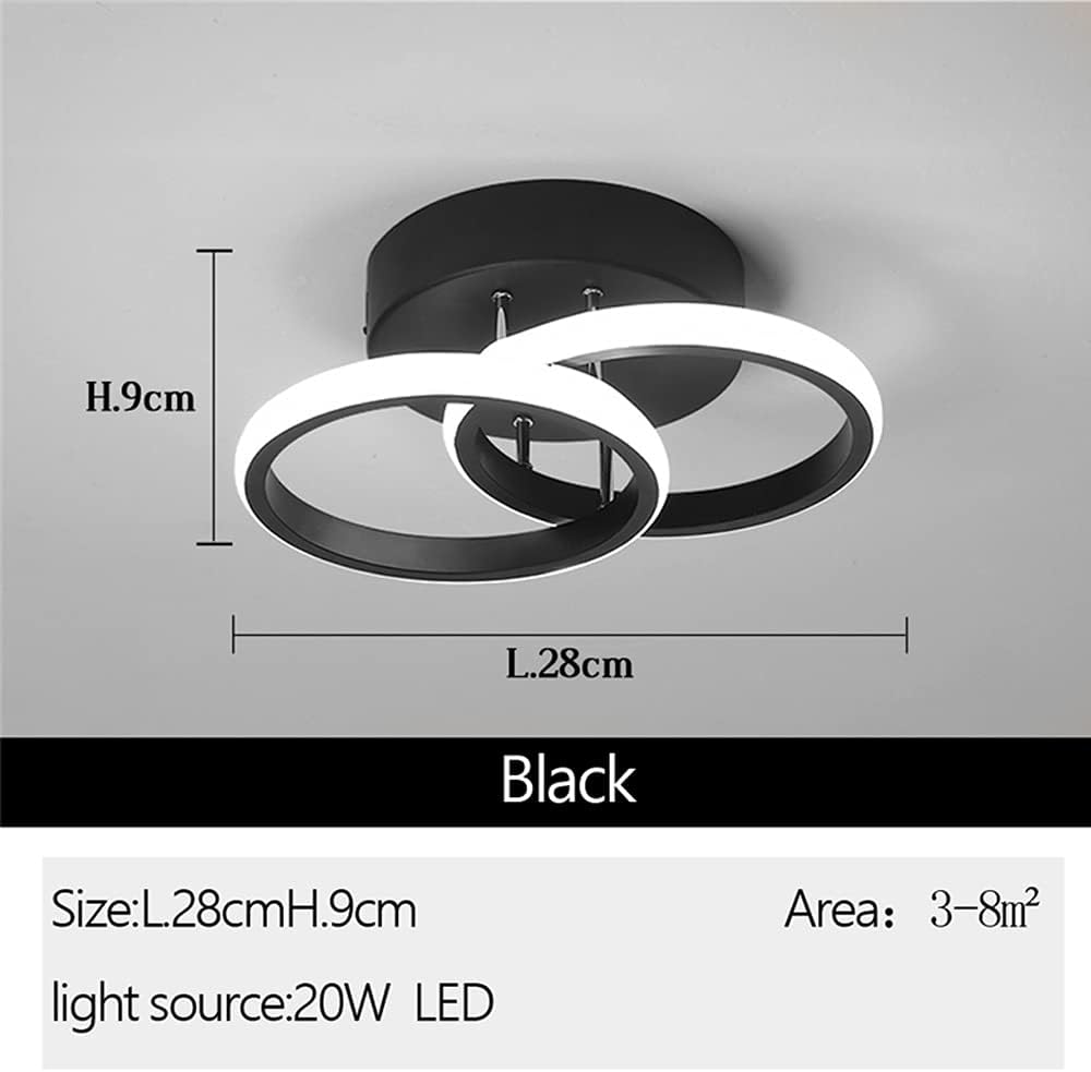 Modern LED Black Ceiling Lamp - Ceiling Lamp Shades UK
