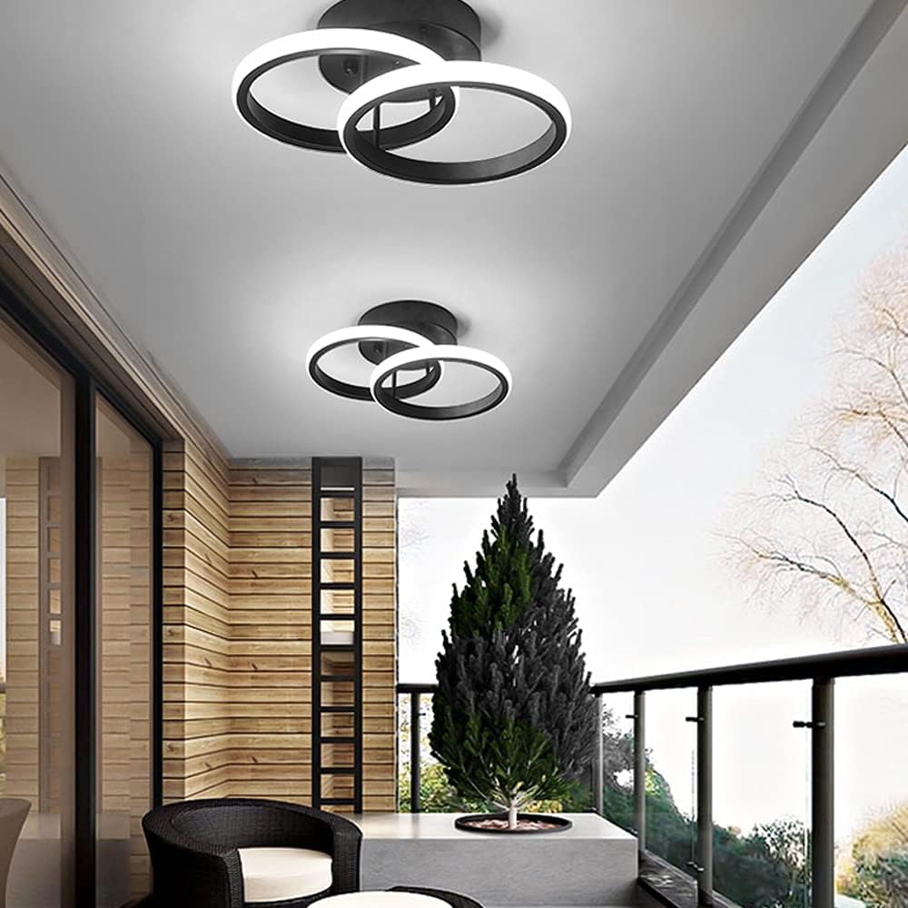 Modern LED Black Ceiling Lamp - Ceiling Lamp Shades UK