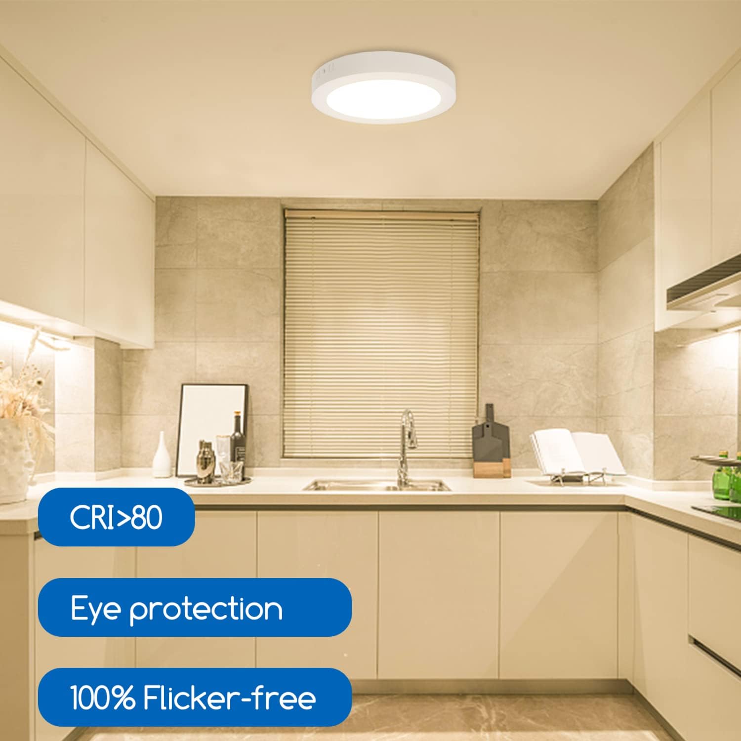 LED Ceiling Panel Light | Round Surface Mounted LED Ceiling Lights
