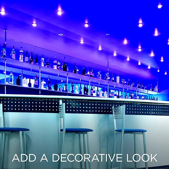 LED GU10 Blue Color Spotlight Bulb - 2 Pack