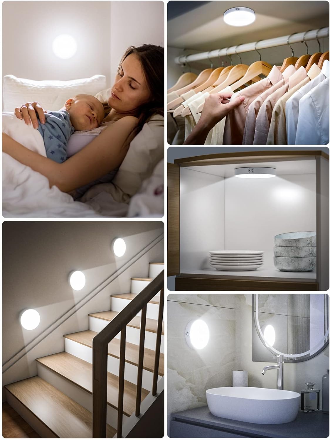 Modern Dimmable Touch Light - Rechargeable Battery LED Tap Lights