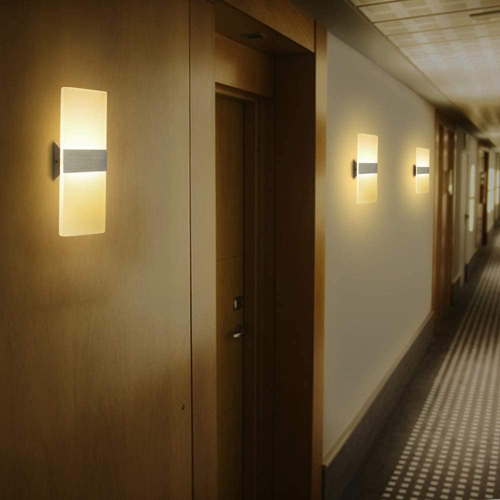 Modern Acrylic LED Wall Lamp | 12W Indoor Wall Light