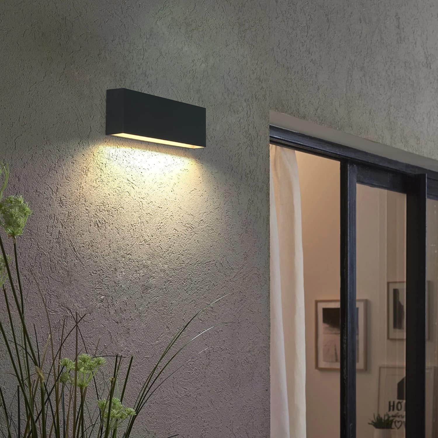 Modern Square LED Outdoor Wall Lamp - 6W IP65 Waterproof Decorative ...