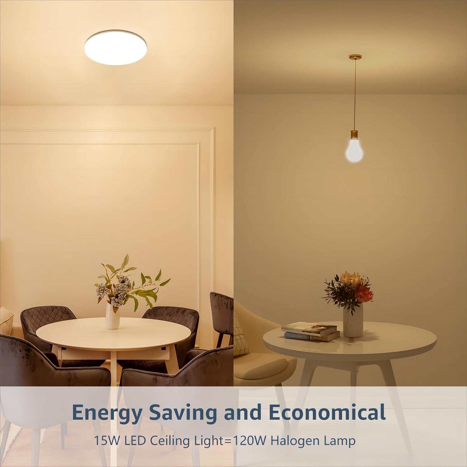 Bathroom Light Warm White - Waterproof Ceiling Lights