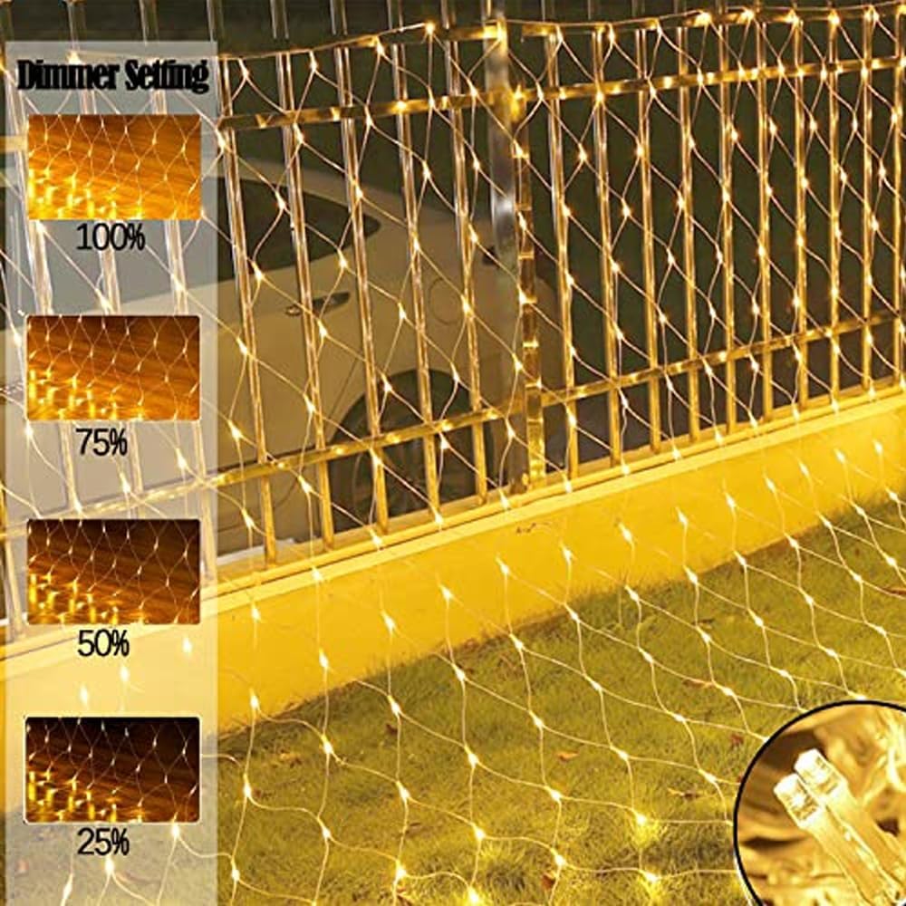 Outdoor Net Lights Mesh - LED Garden Tree Lights