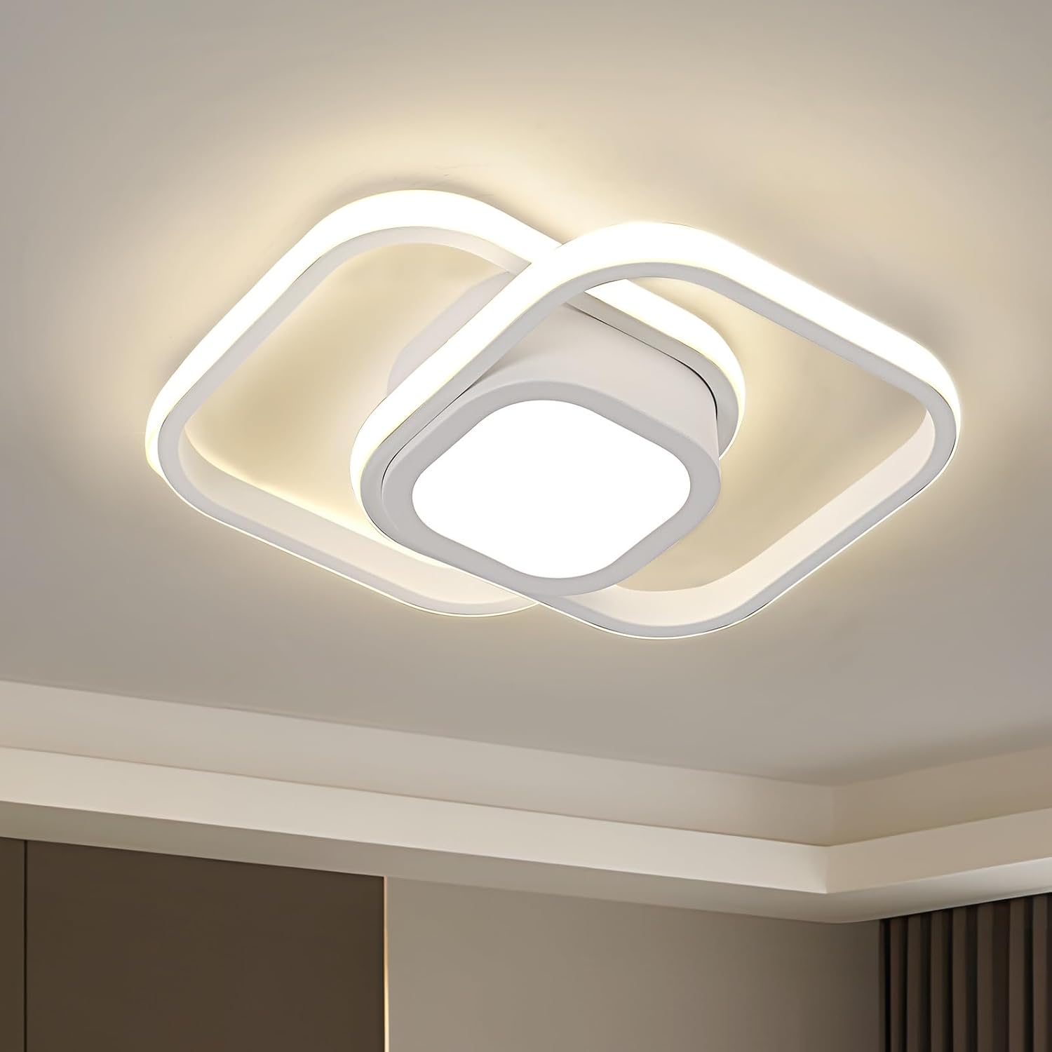 Double Square LED Ceiling Lighting – Square Ceiling Lamp