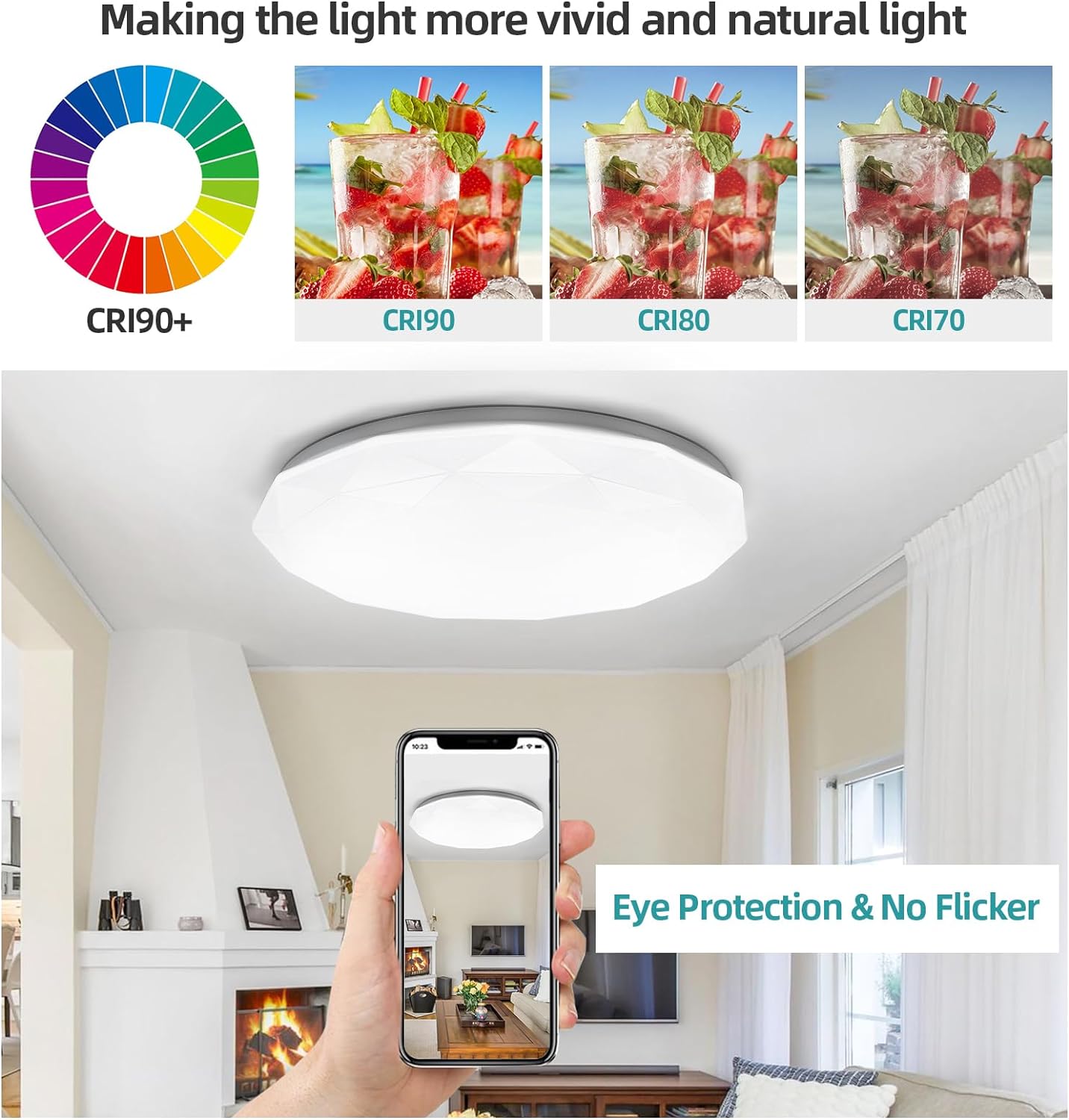 LED Ceiling Panel Light - Bright and Energy Efficient
