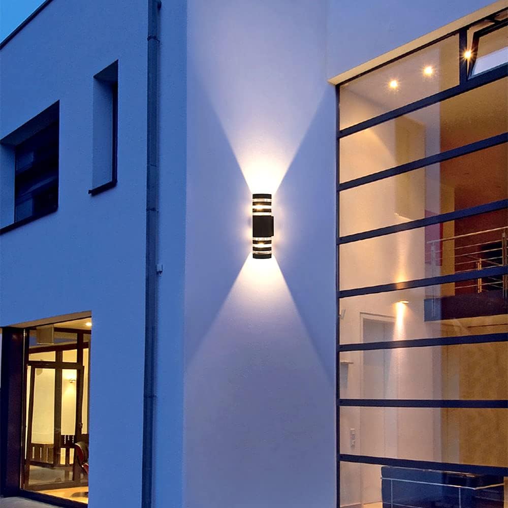 Modern Outdoor Wall Lamps Black | Outdoor LED Fancy Lights For Wall
