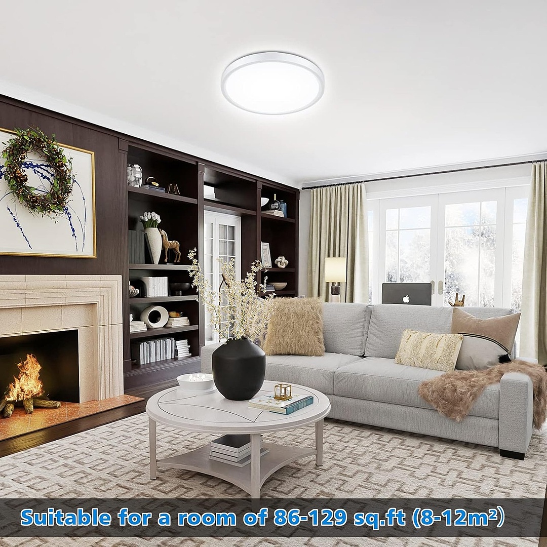24W LED Ceiling Lights - Thin Round Flat Ceiling Light