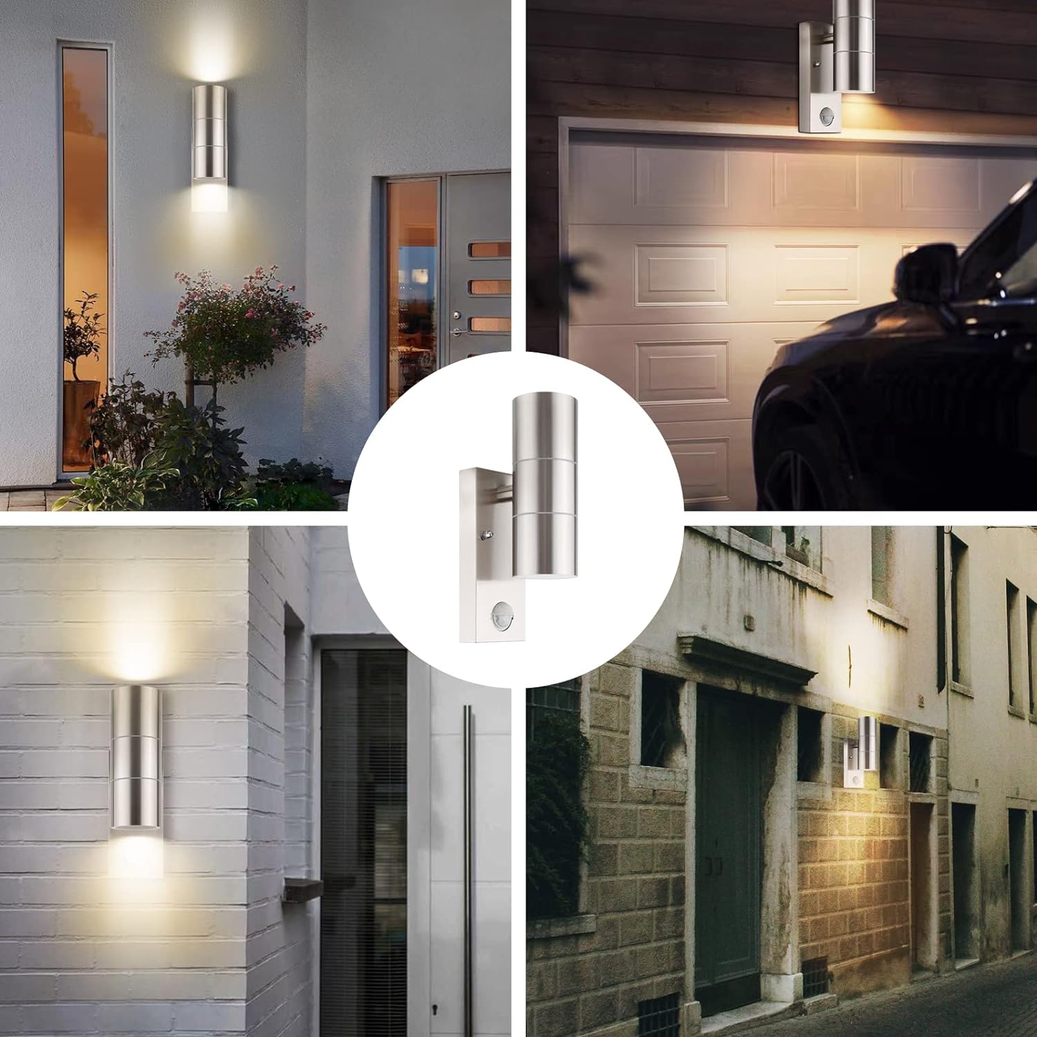 Motion Sensor Wall Lights - Outdoor Up Down Wall Lights
