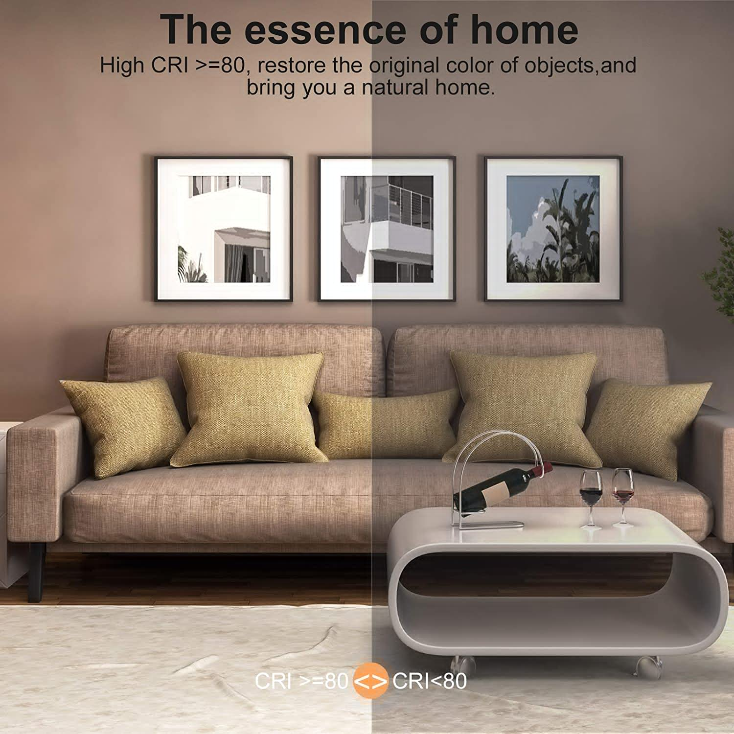 Bright 40W LED Ceiling Light - Cold White Lighting for Modern Interiors