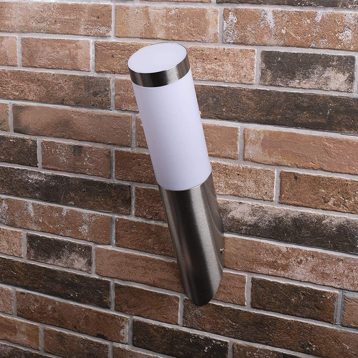 Stainless Steel Silver Outdoor Wall Light, outdoor Garden Patio Porch