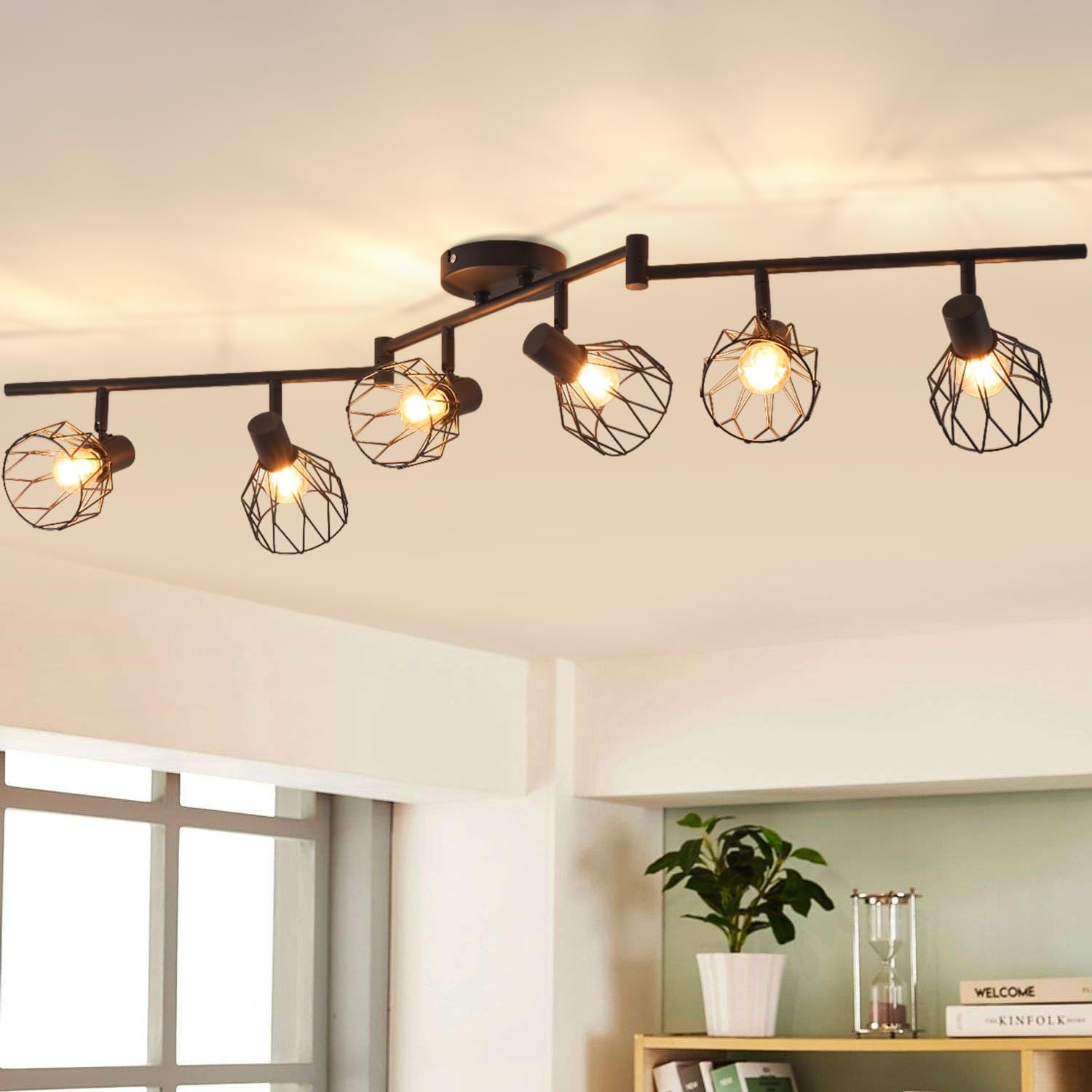 Kitchen Spot Lights Ceiling, Black Lounge Industrial Ceiling Lights