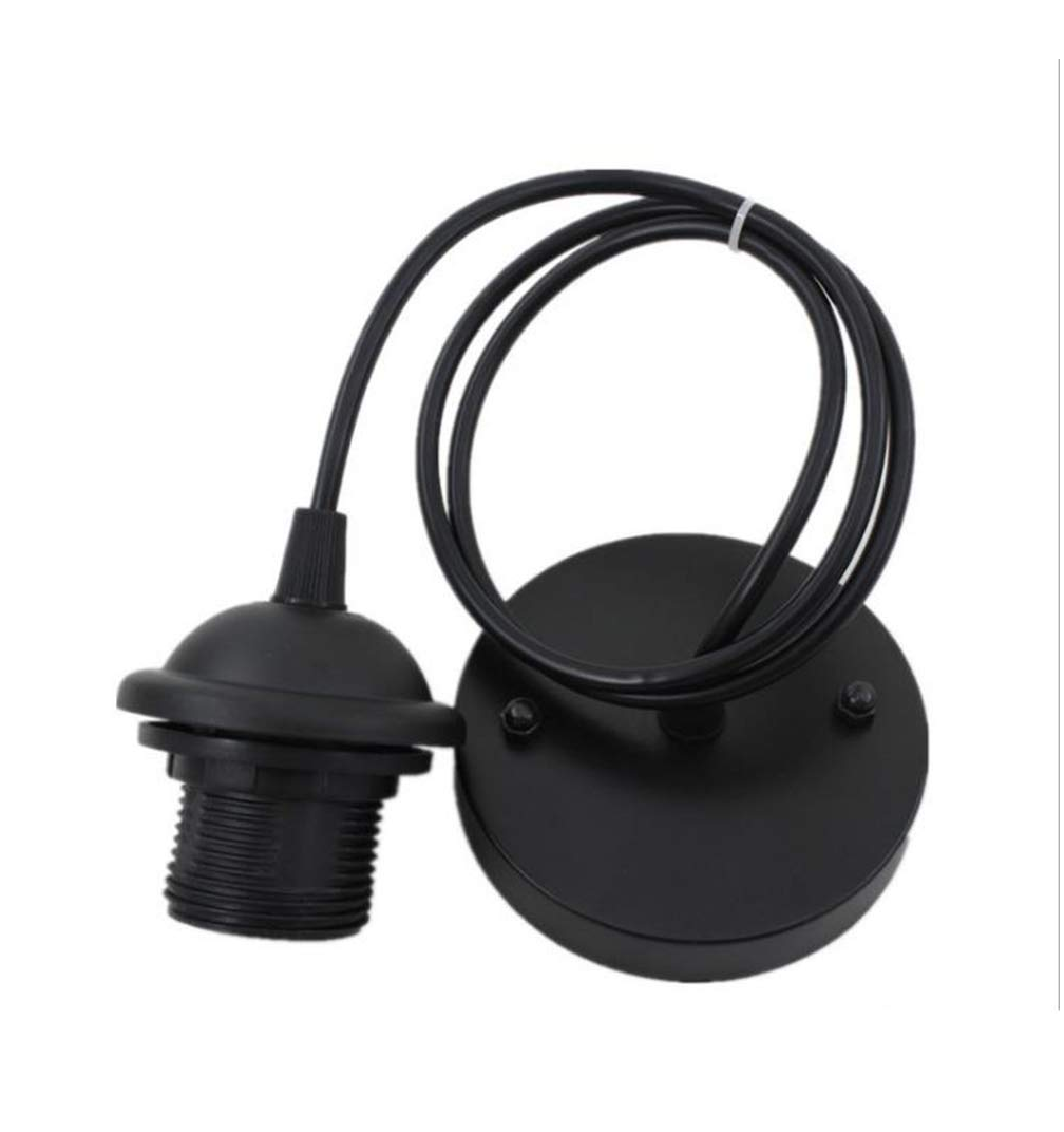 Pendant Light Fitting E27 Holder Ceiling Rose Hanging Lighting 1m ...