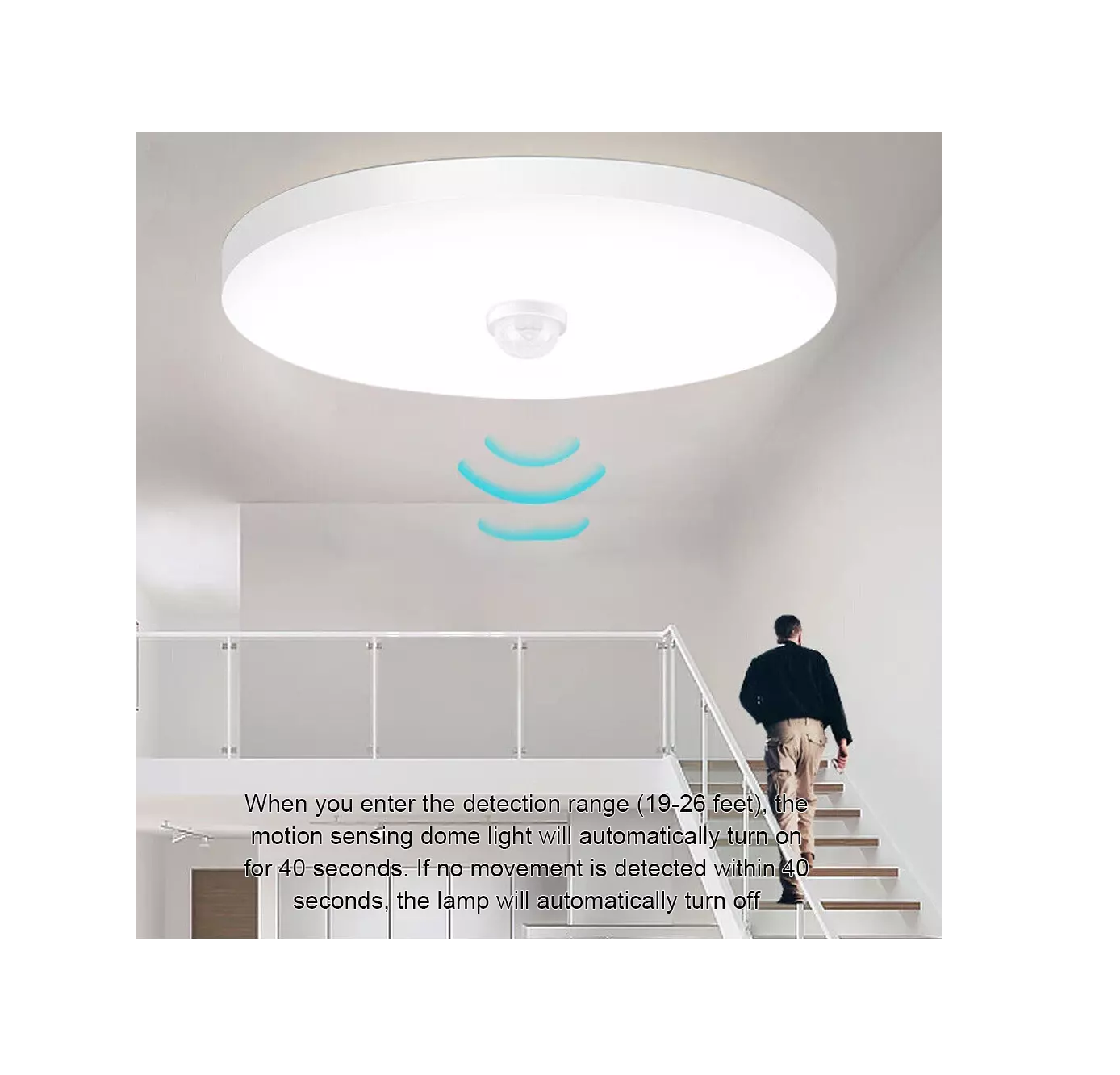 50W LED Ceiling Light with PIR Motion Sensor