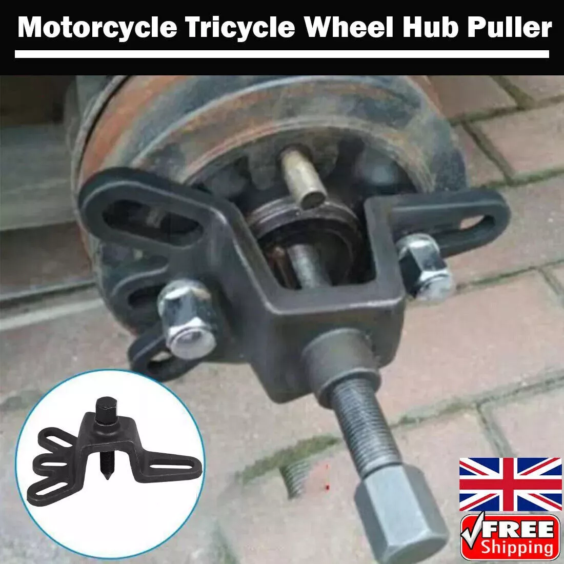 Universal Front Wheel Hub & Bearing Puller Tool – Heavy-Duty Auto Hub ...