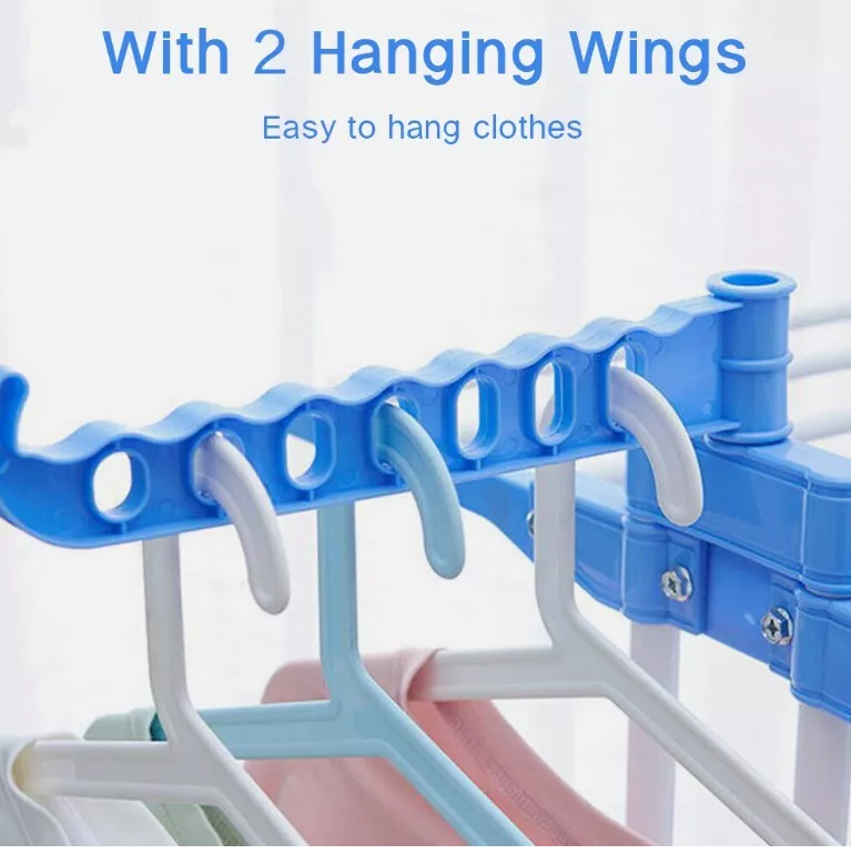 4-Tier Foldable Clothes Airer Dryer Rack – Laundry Drying Rail for ...