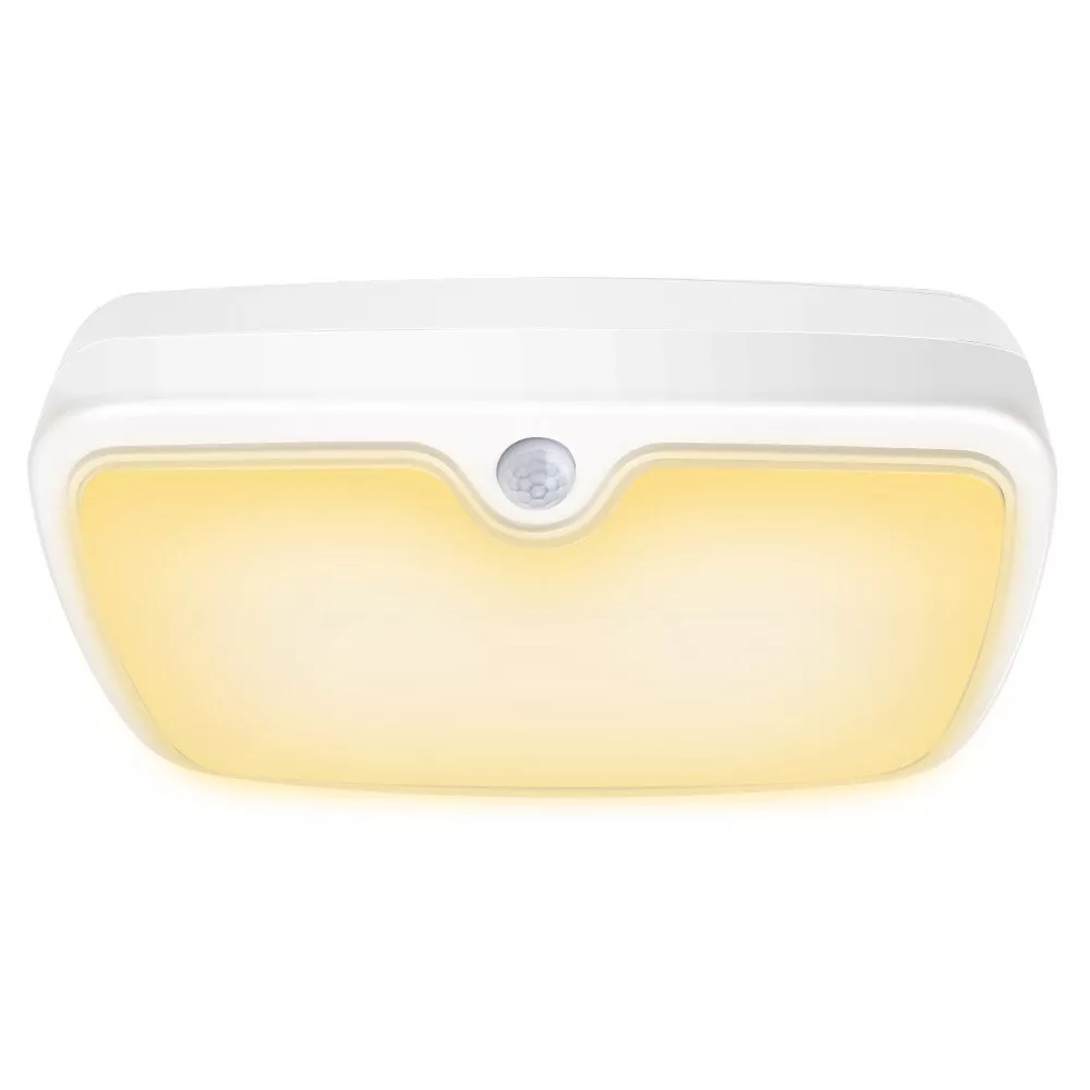 Modern LED Ceiling Light with PIR Motion Sensor – Smart Flush Mount ...