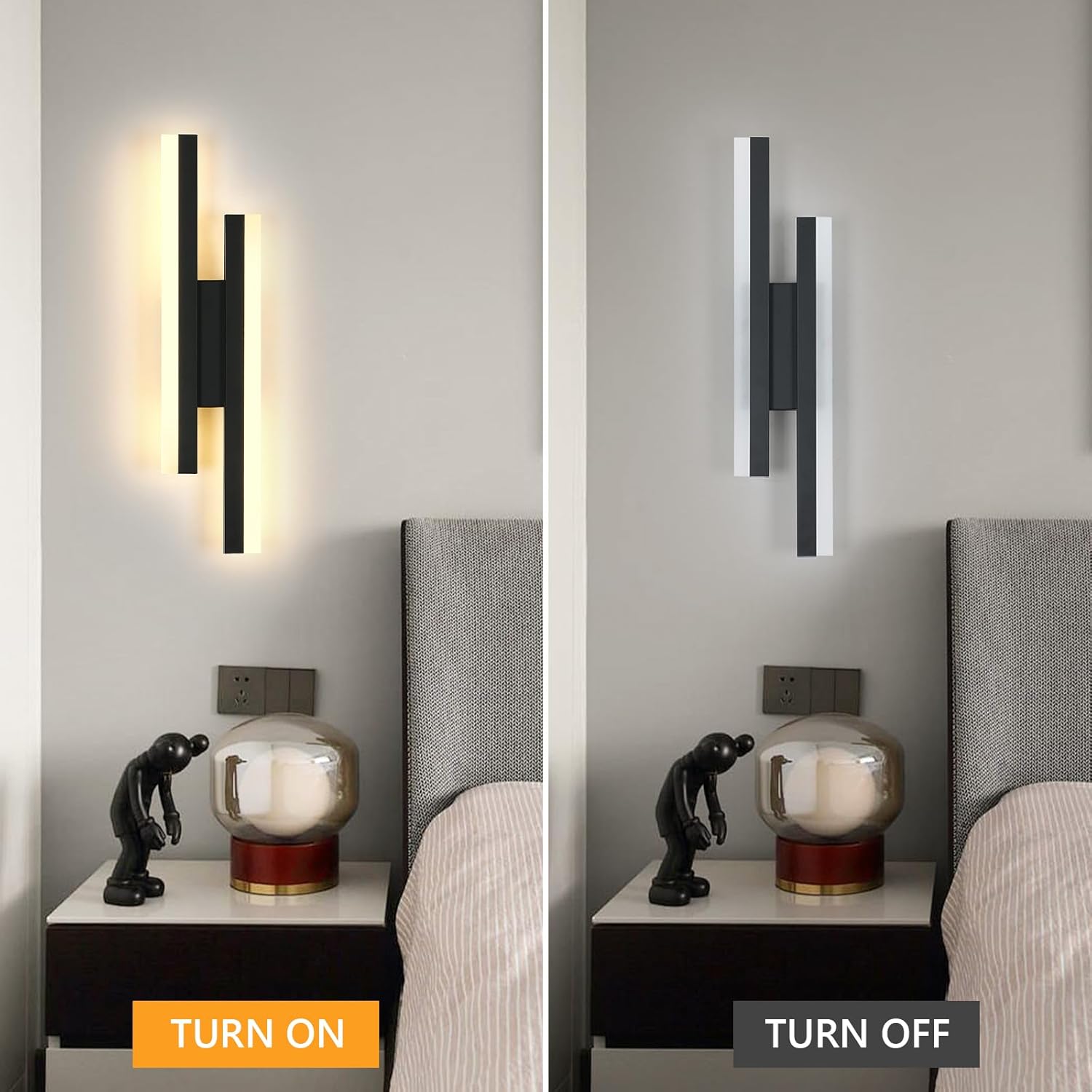 LED Wall Light Indoor 16W, 40cm Warm White Lamp